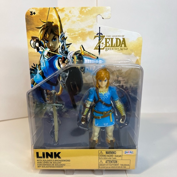 Nintendo | Toys | Legend Of Zelda Breath Of The Wild Link Figure | Poshmark